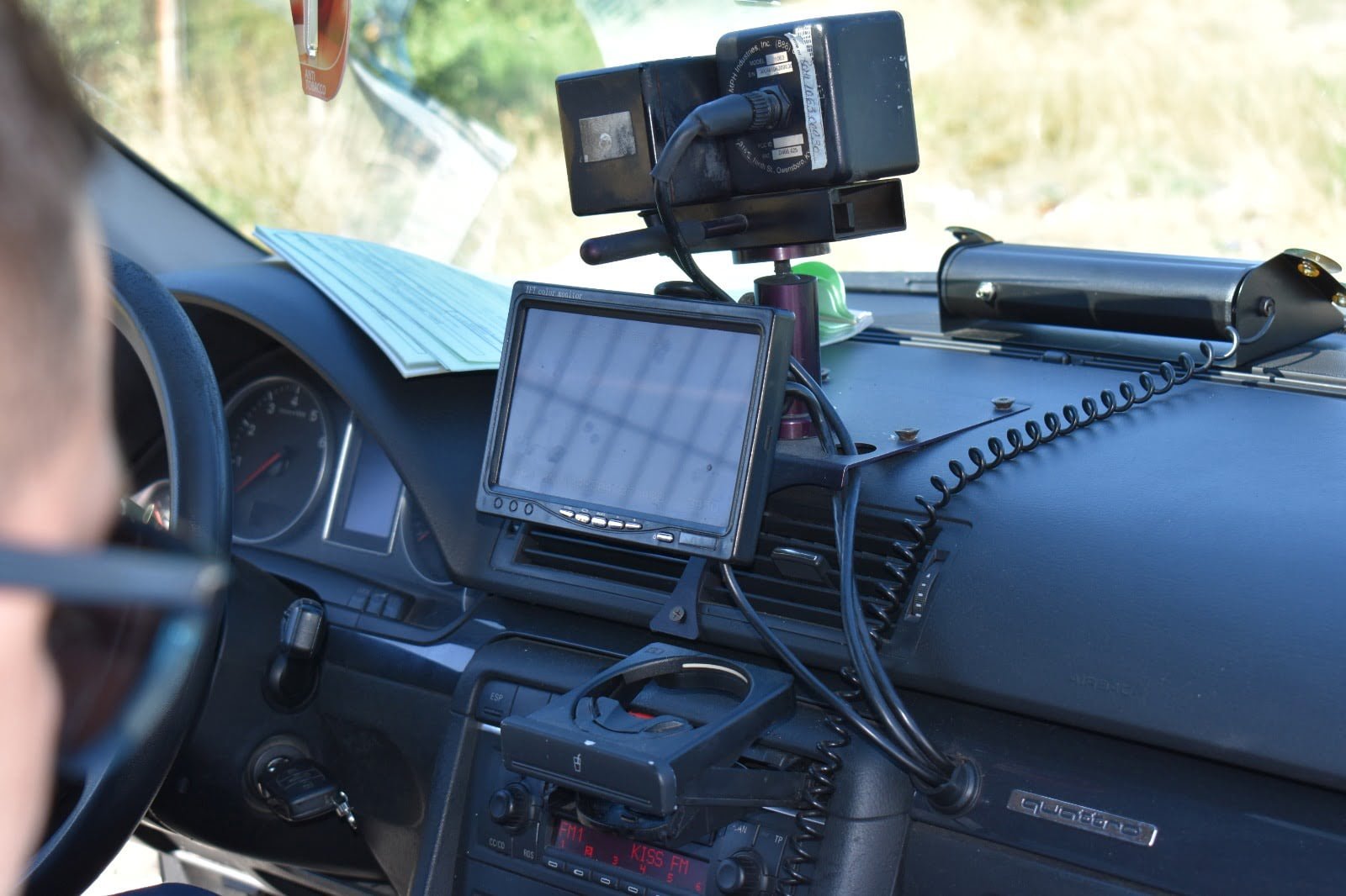 Luat de radar cu 155 km/oră, pe o stradă din Slatina - REPORTER24